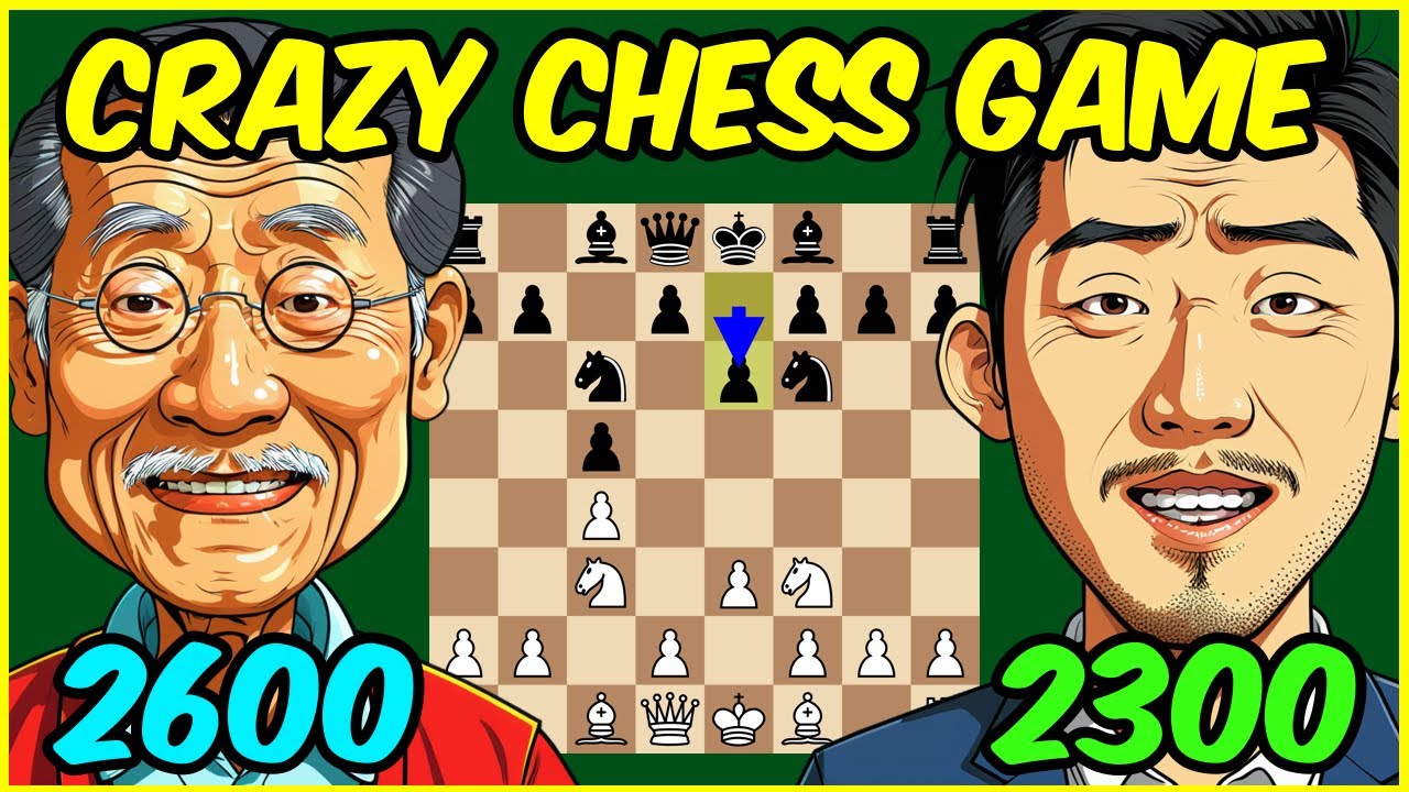 Crazy Chess Game. Zhang (2600) vs Daiki (2300). Learn Chess. - YouTube