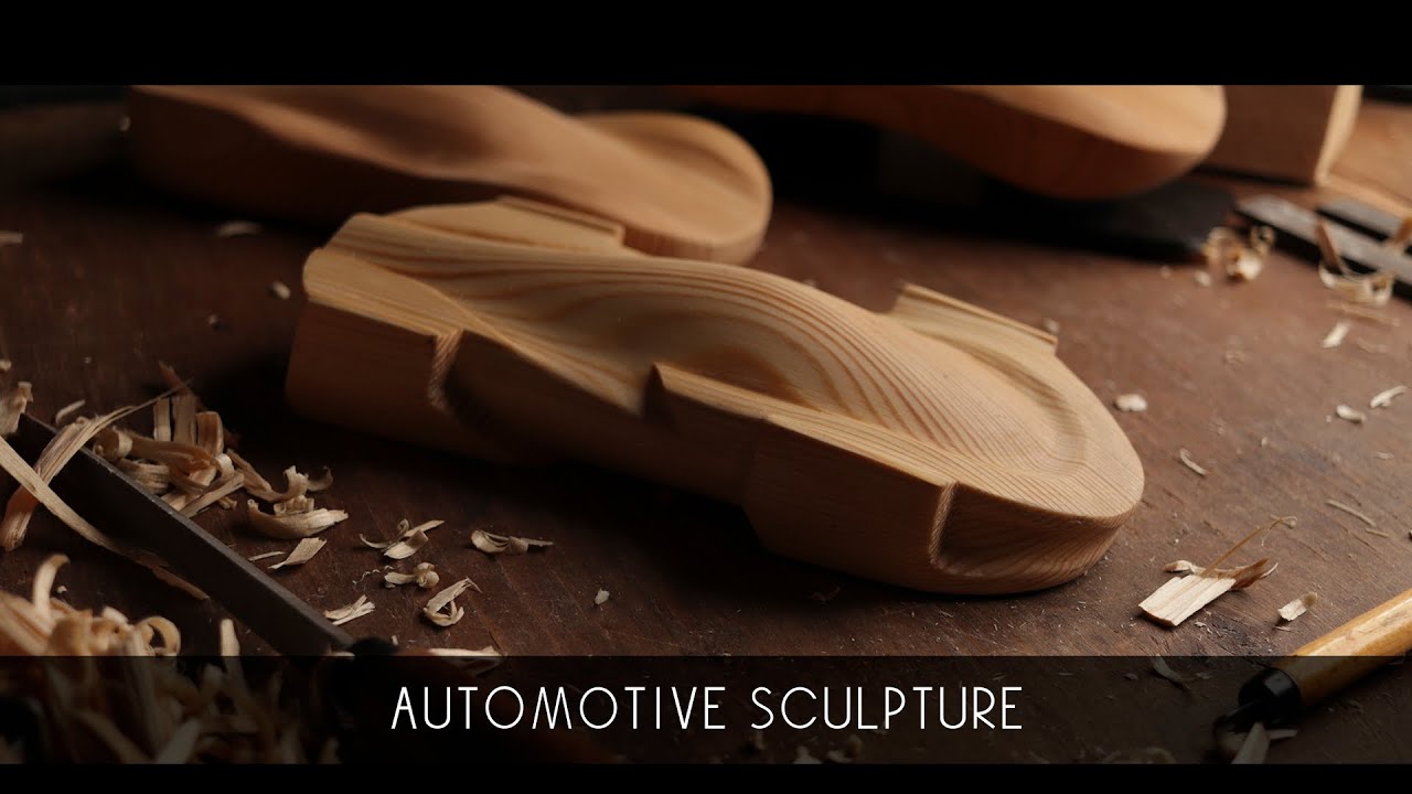 Automotive Wooden Sculpture. Transportation Design. My New Car out of ...