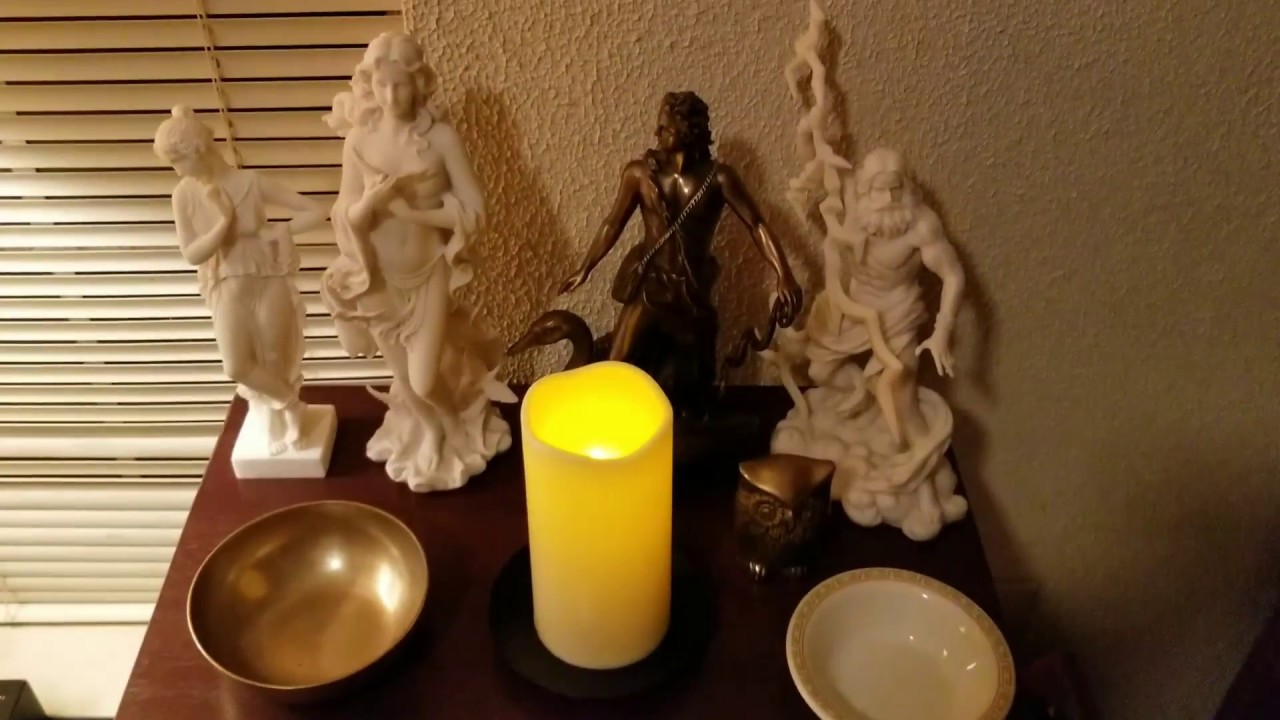 My Hellenic (Greek) Altar - YouTube