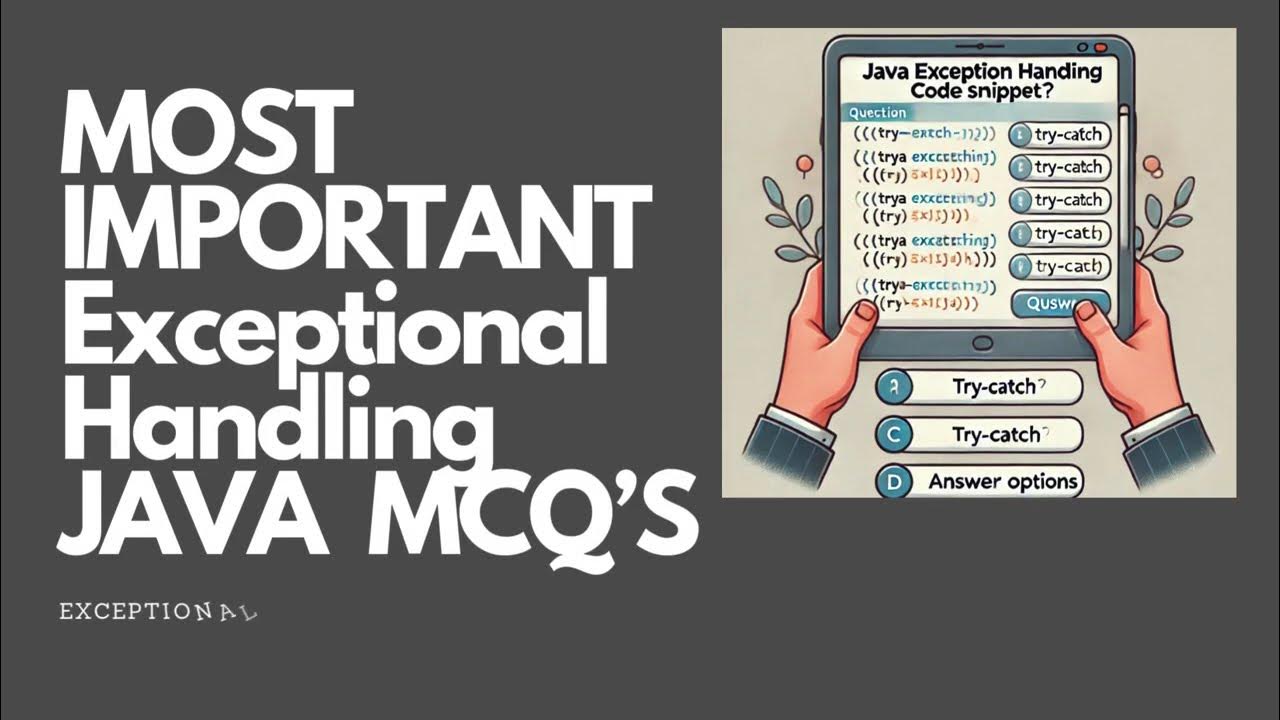 TCS WINGS1/ PART - 3/ TRACK T4 SPRINGBOOT/ JAVA Exceptional handling MCQS / JAVA MCQS T4 TCS ...