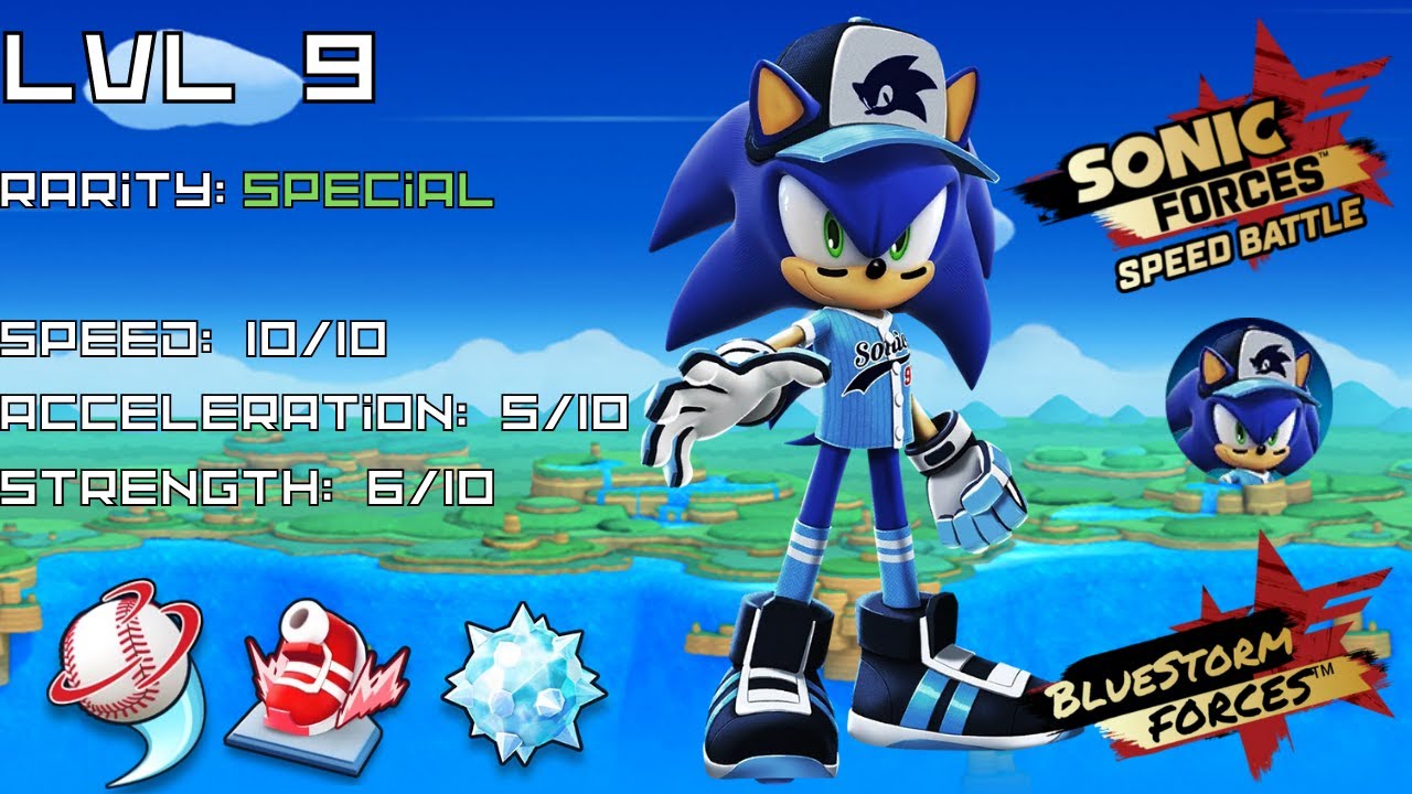 Sonic Forces Speed Battle - Slugger Sonic Lvl 9 - YouTube