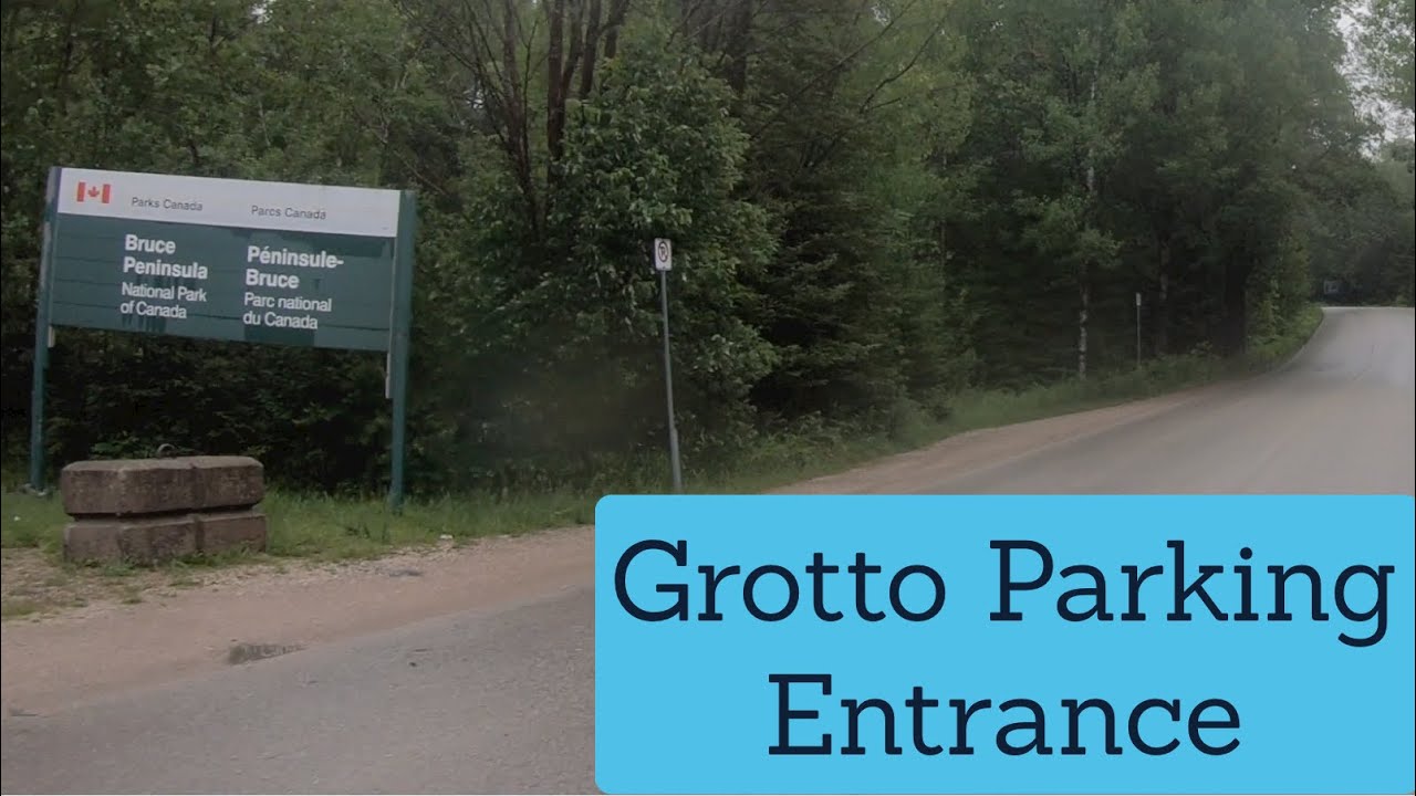 Grotto Parking Entrance | Bruce Peninsula National Park - YouTube