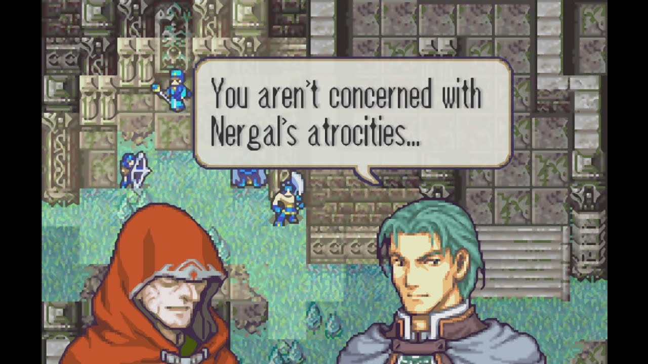 Fire Emblem 7 (GBA) - Elibean Nights - Burying a friend (Renault ...