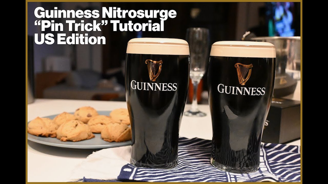 Guinness Nitrosurge Pin Trick Tutorial - US Edition - YouTube