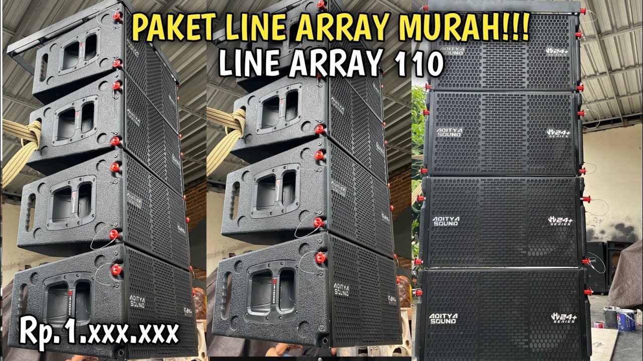 WAJIB NONTON!!! PAKET LINE ARRAY H24+ 110 - YouTube