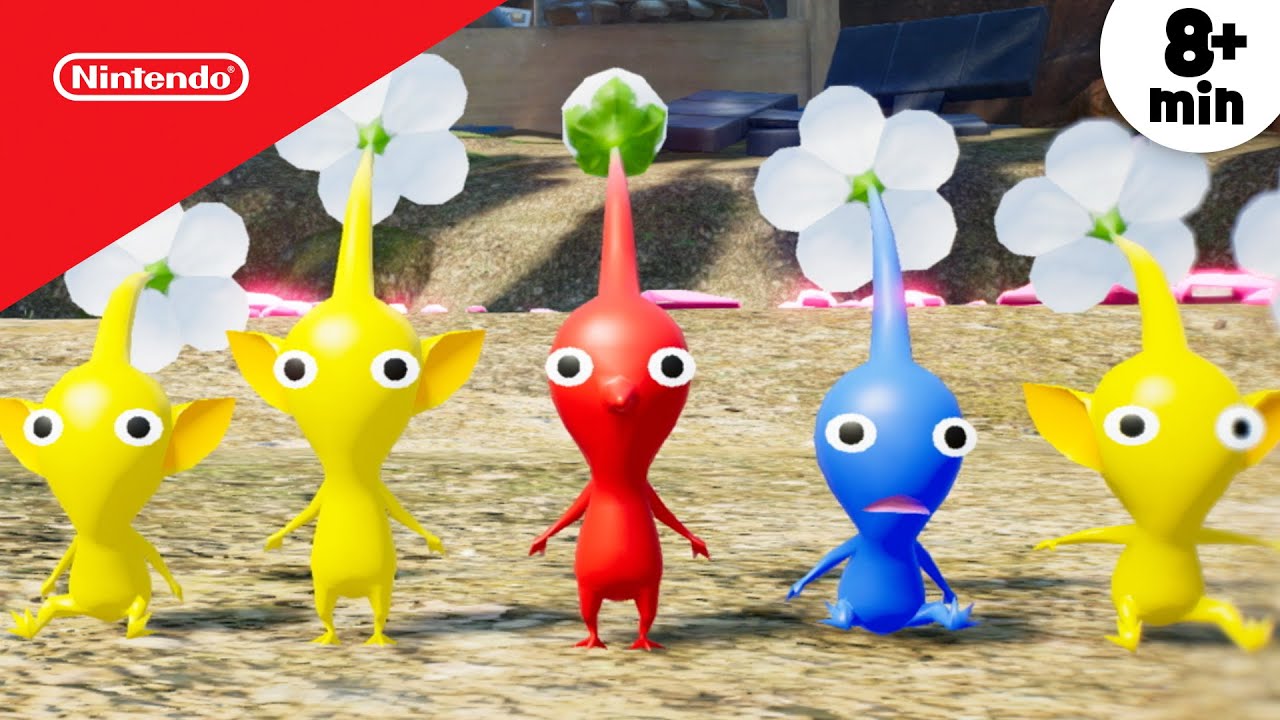 Meet the Pikmin Types 😲 (Red, Winged, Glow, Purple) Ep. 2 ...