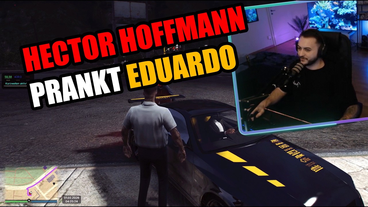 🥷 Hector Hoffmann prankt Eduardo Estevez 😂 [NewLife] #gtarp #prank # ...