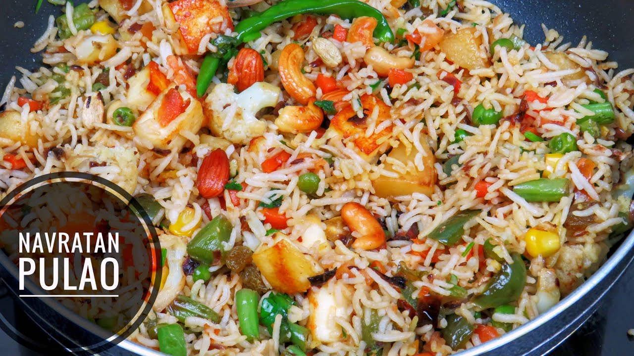 Best Navratan Pulao Recipe | नवरतन पुलाव | How To Make Navratan Pulao ...