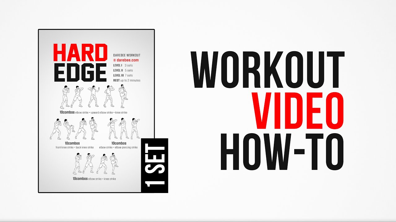 Hard Edge Workout [ How-To ] [ One Set ] by #DAREBEE - YouTube