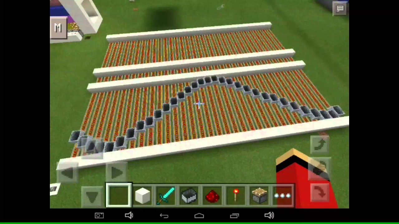 Mcpe Redstone Wave Machine Tutorial - YouTube