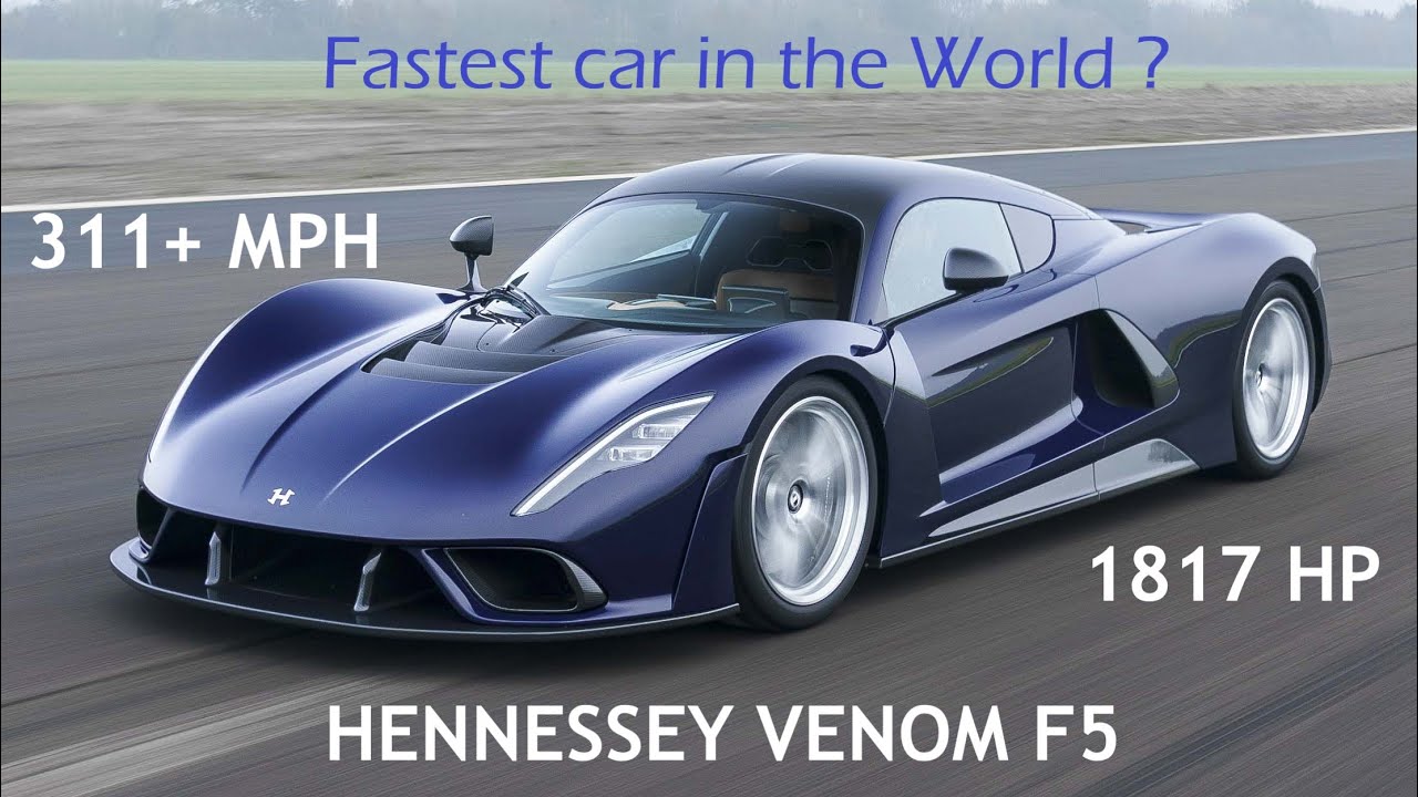 World's Fastest Production car ? Hennessey Venom F5 | 311+ MPH and 1817 ...