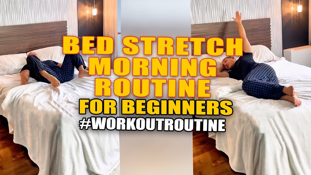 Bed Stretch Morning Routine for Beginners - YouTube