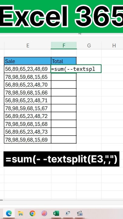 Sum number with comma in excel #shorts #ytshorts #excel #exceltips #exceltricks #exceltutorial ...