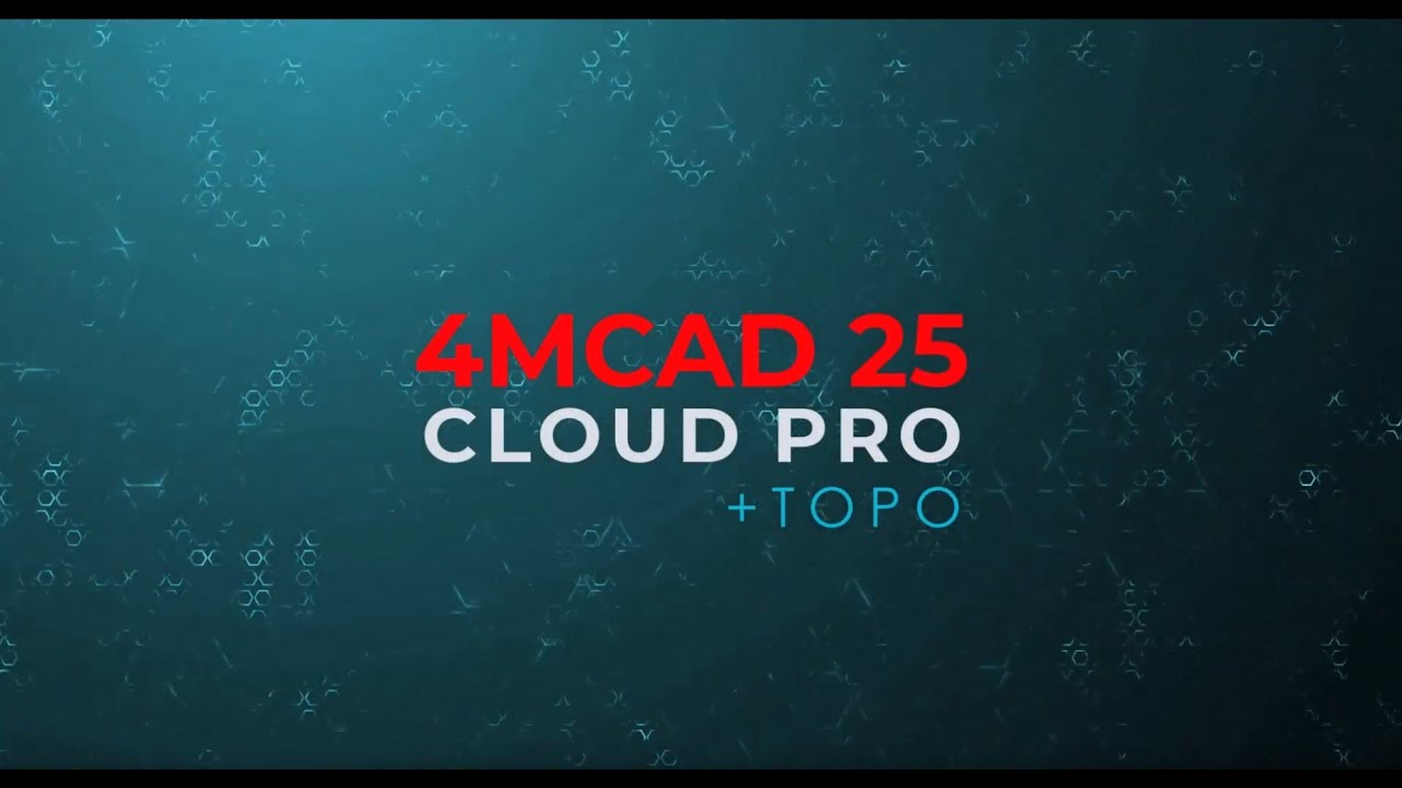 ΝΕΑ ΕΚΔΟΣΗ 4MCAD25 CLOUD PRO +TOPO - YouTube
