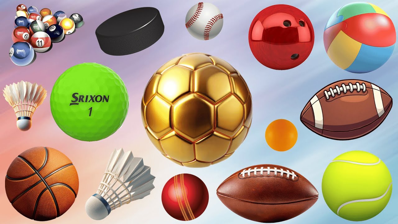 Balls for Kids | Types of Sports Ball| Sports Ball Vocabulary ...