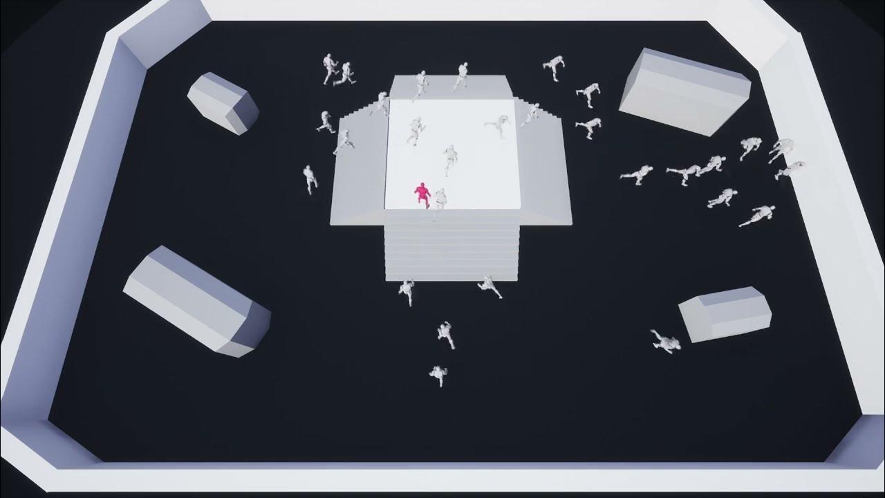 Unreal Engine Basic Flocking Simulation - YouTube