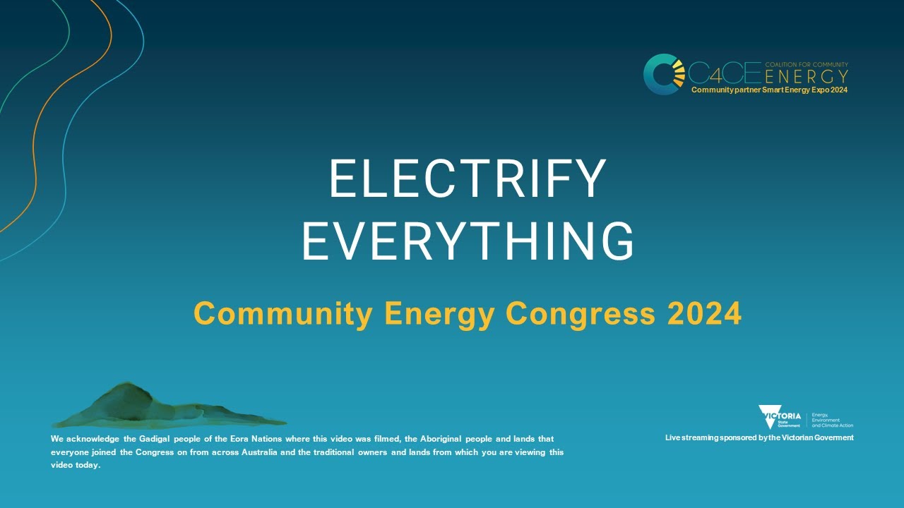 Electrify Everything: C4CE Community Energy Congress 2024 - YouTube