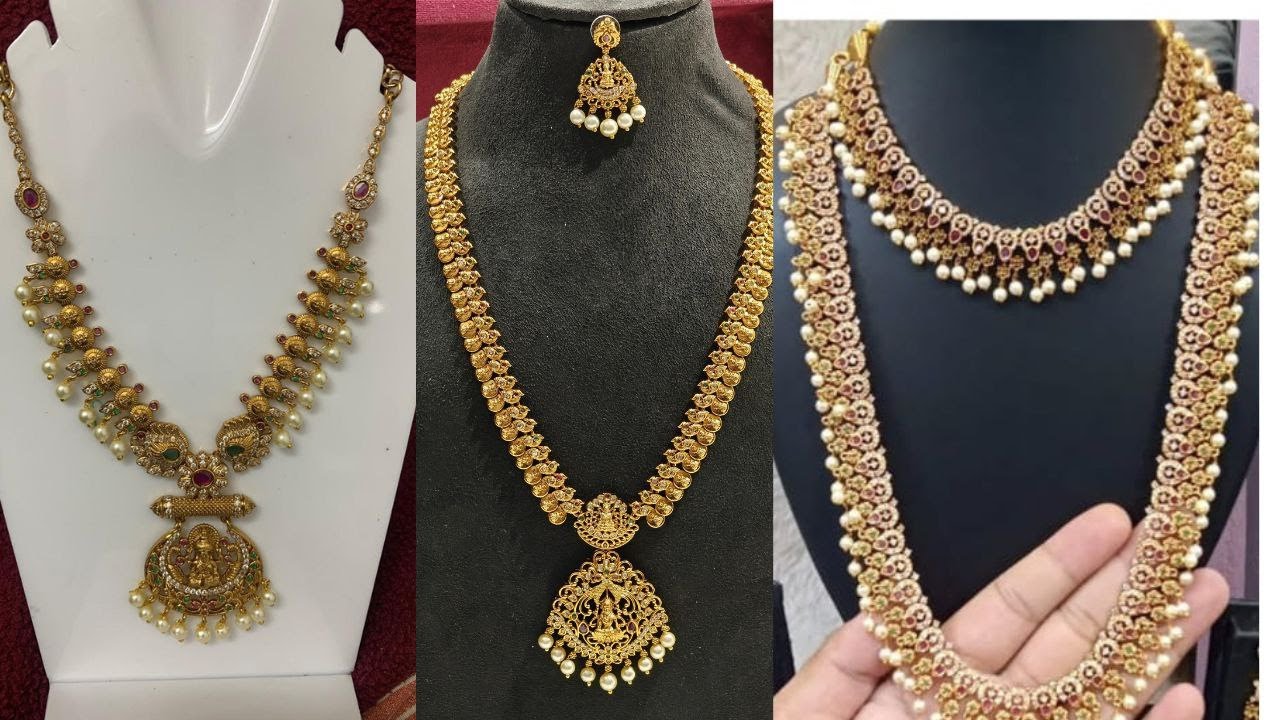 One gram gold jewellery | naanu patti | mixed jewellery collection ...