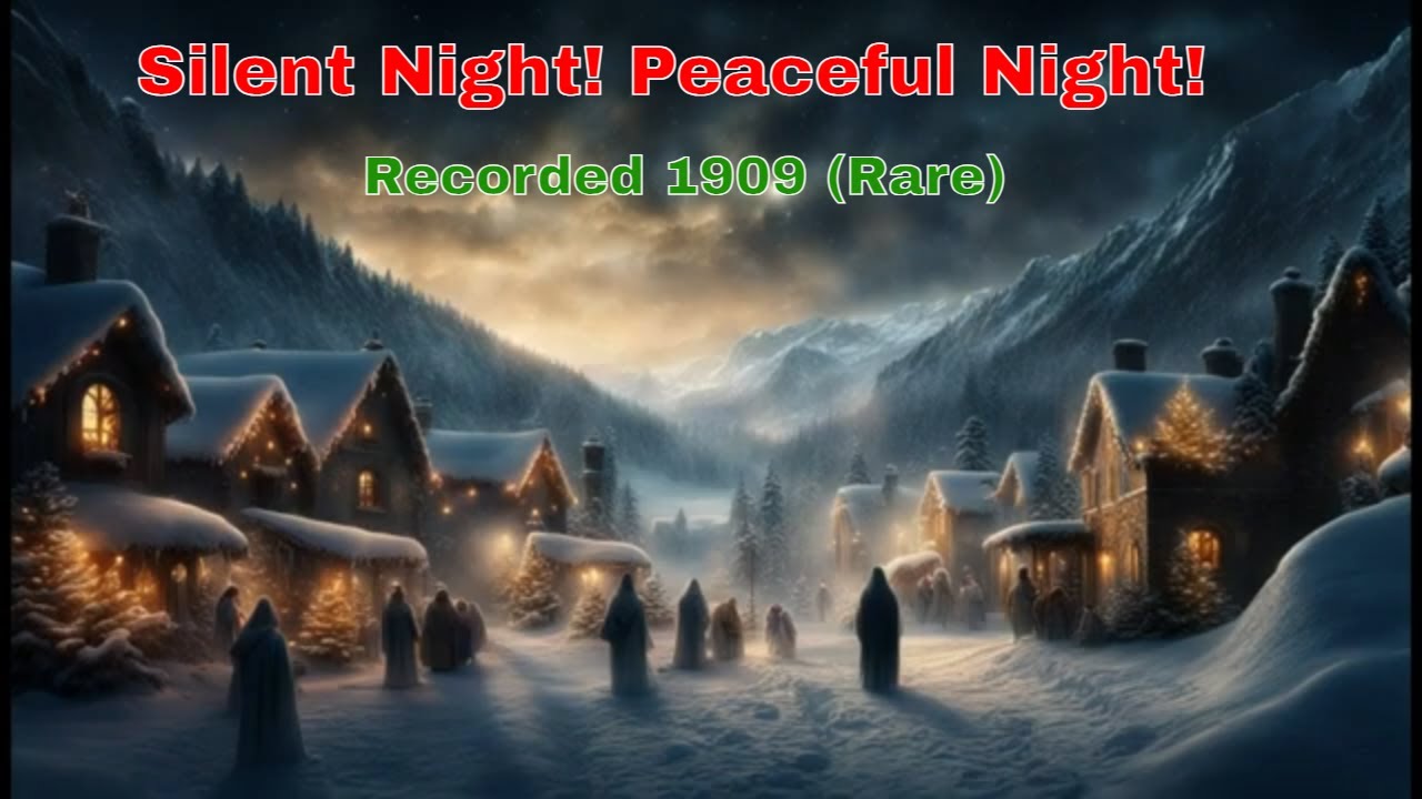 1909 Rare Forgotten Version Silent Night / Stille Nacht, Heilige Nacht ...