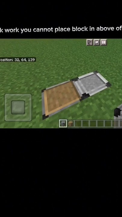 deny and allow block Minecraft secret block work @minecraft @Pixel ...