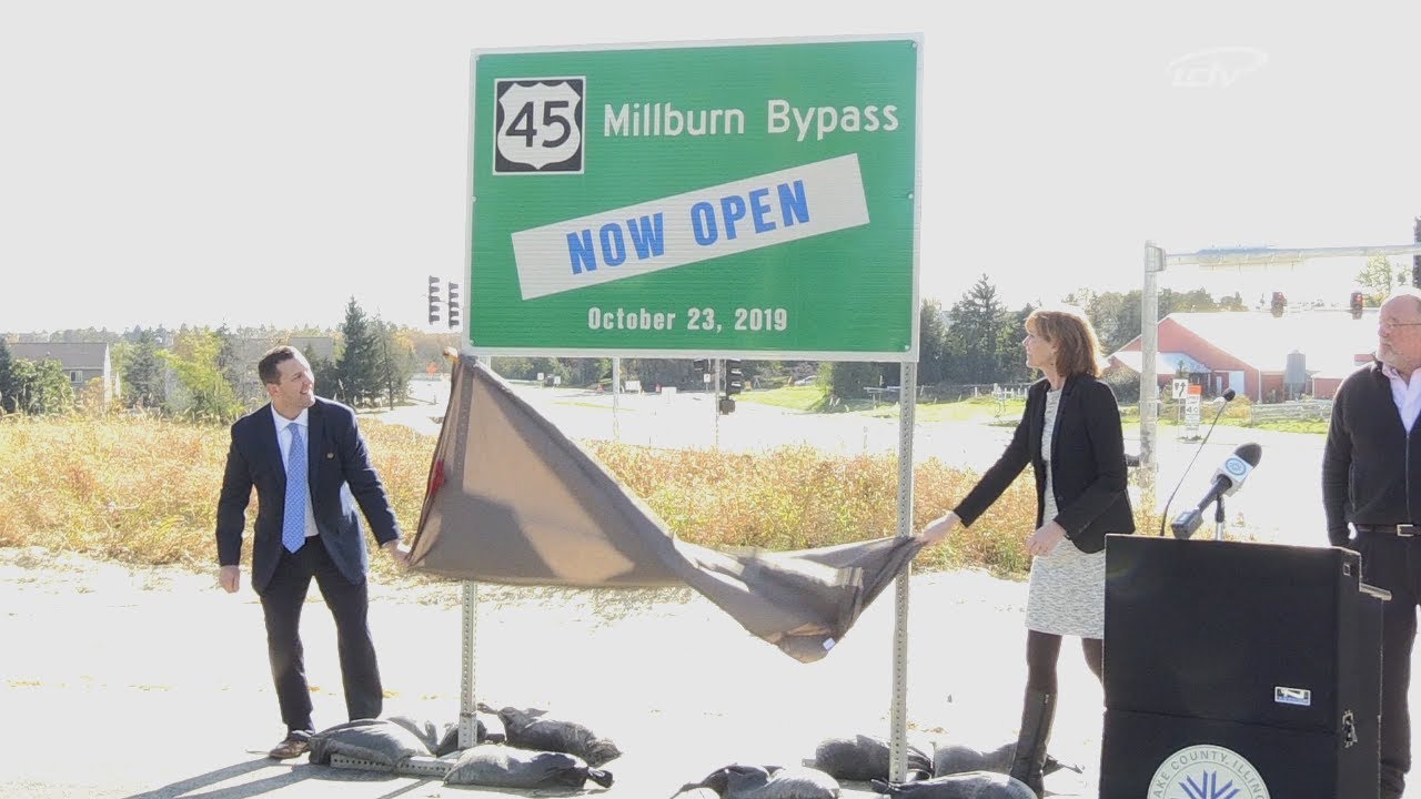 U.S. Route 45 Millburn Bypass Project Nears Completion - YouTube