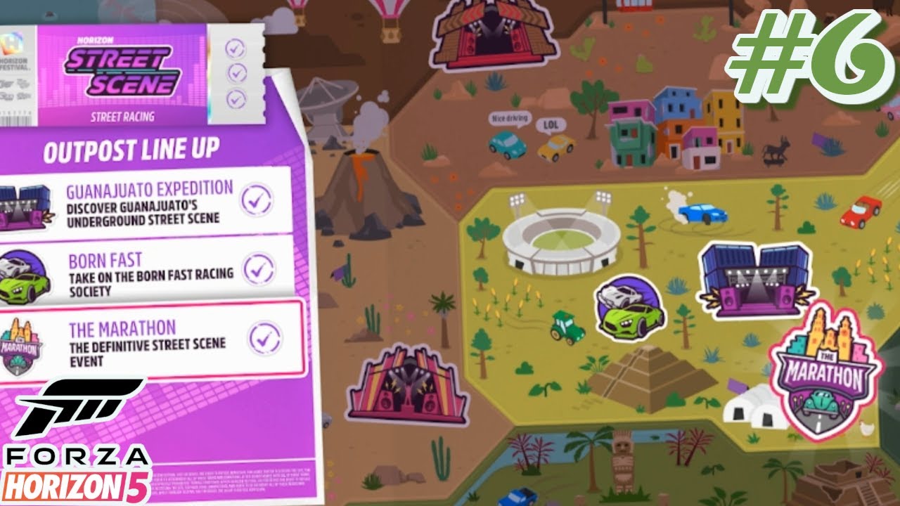 COMPLETING THE ENTIRE STREET SCENE OUTPOST! - Forza Horizon 5 #6 - YouTube