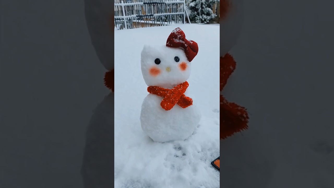 Living Inside a Snowy Dream ☃️ ️ #shorts - YouTube