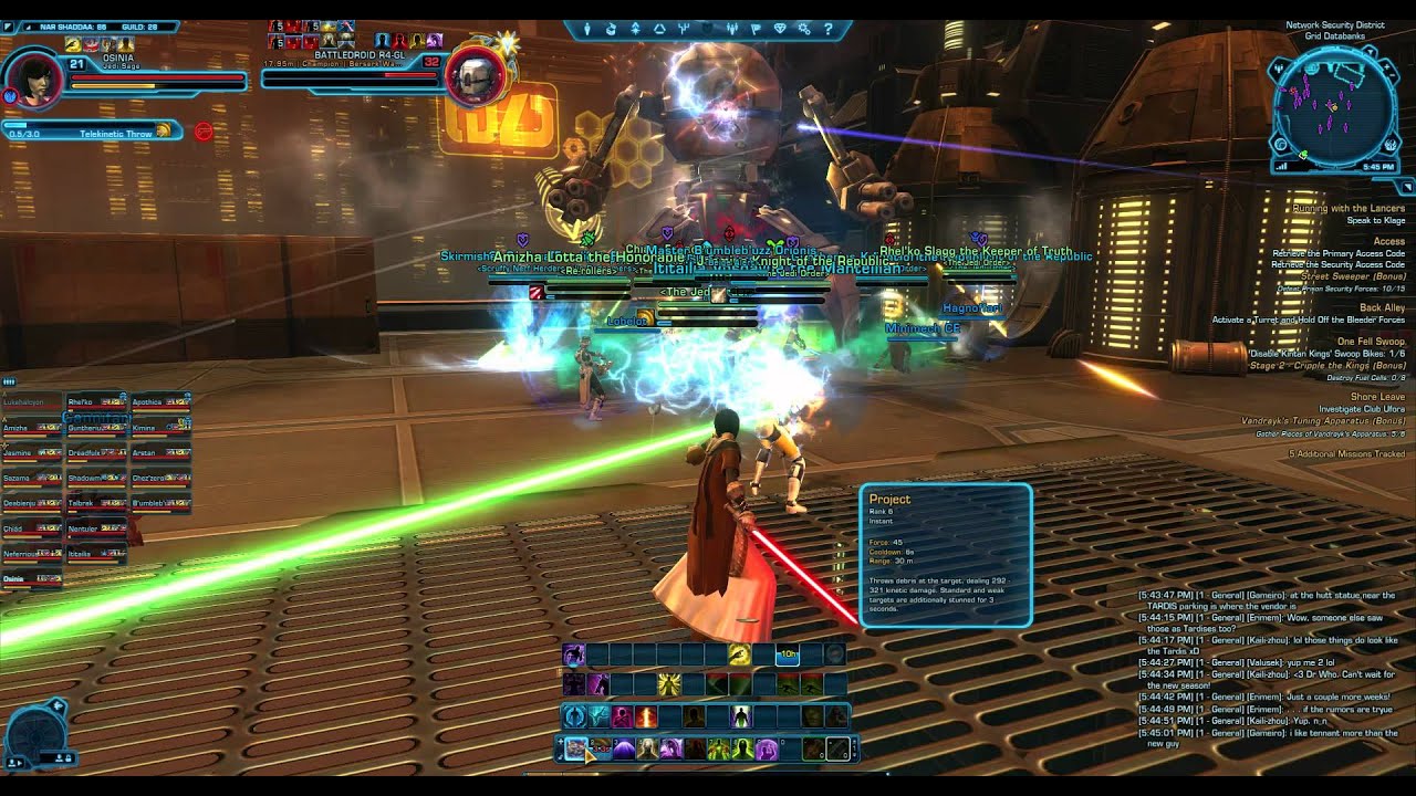 SWTOR Nar Shaddaa World Boss (Battledroid R4-GL) (August 19, 2012 ...