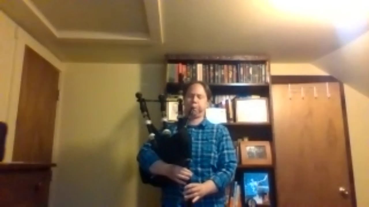 Heather Reid Dunn plays bagpipes for the Town of Johnson, 5/1/20 - YouTube