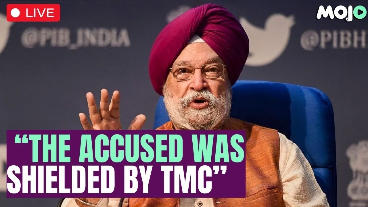 BJP LIVE | "The Accused was Shielded By The TMC Government" | Hardeep ...