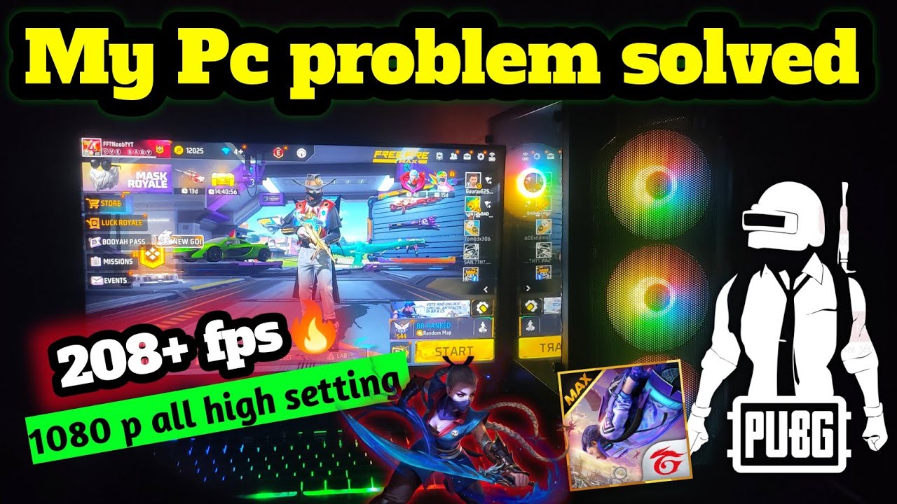 200+ fps at 1080p on Free Fire 🔥 | Best Gaming PC Build 😎 | Gta V 150 ...