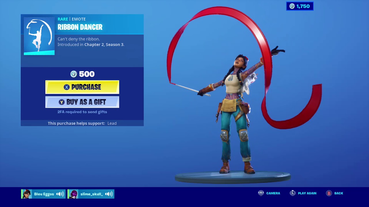 Ribbon Dancer Item Shop - YouTube