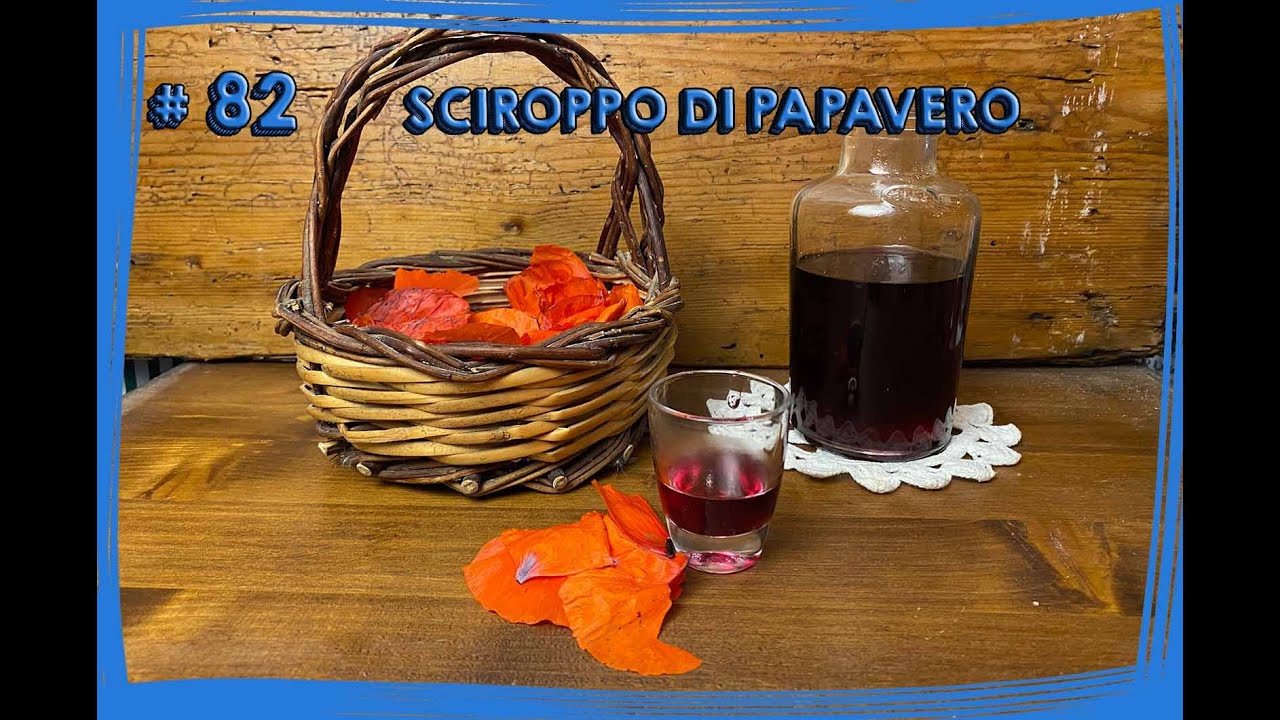 #83 Basi e Premix - Come preparare lo SCIROPPO di PAPAVERO fatto in casa - YouTube