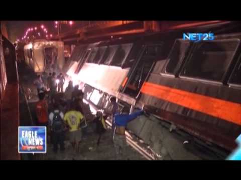 Stolen rails cause PNR accident - YouTube