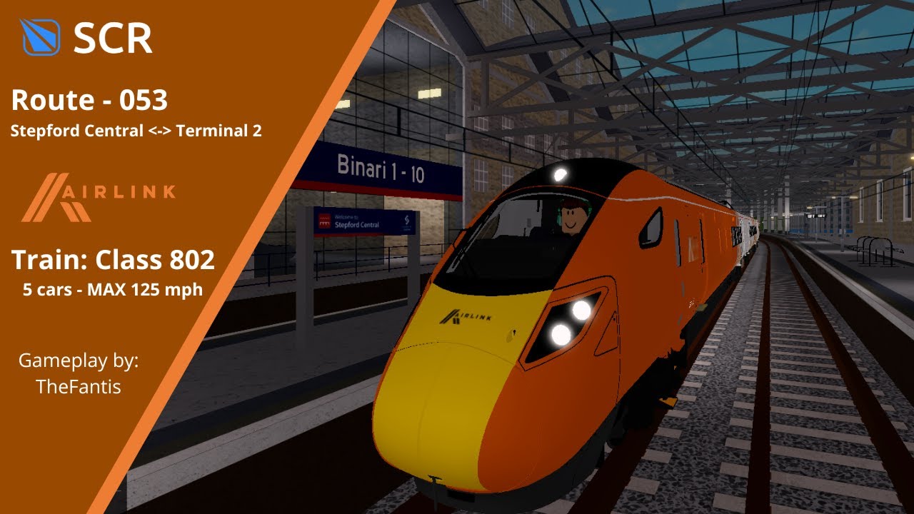 SCR - Route 053 "AirLink" (Stepford Central to Terminal 2) - YouTube