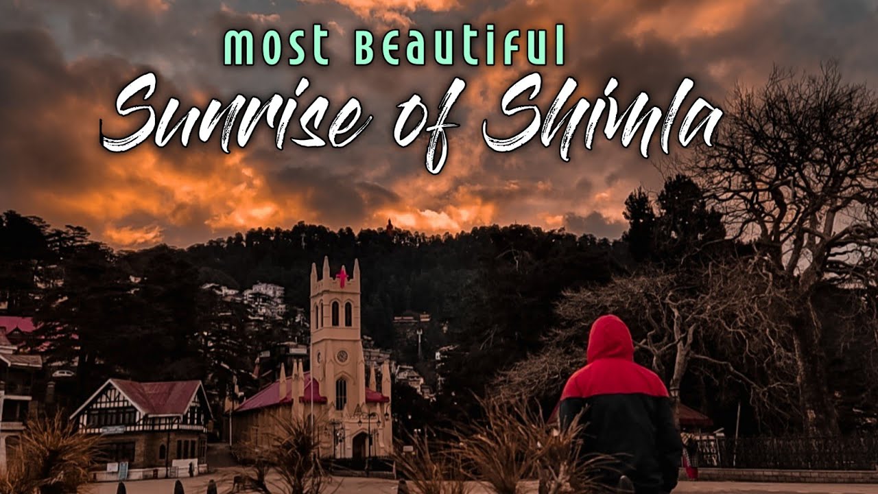 Beautiful Sunrise of Shimla🌄 || Morning view of Shimla Hill Station ...