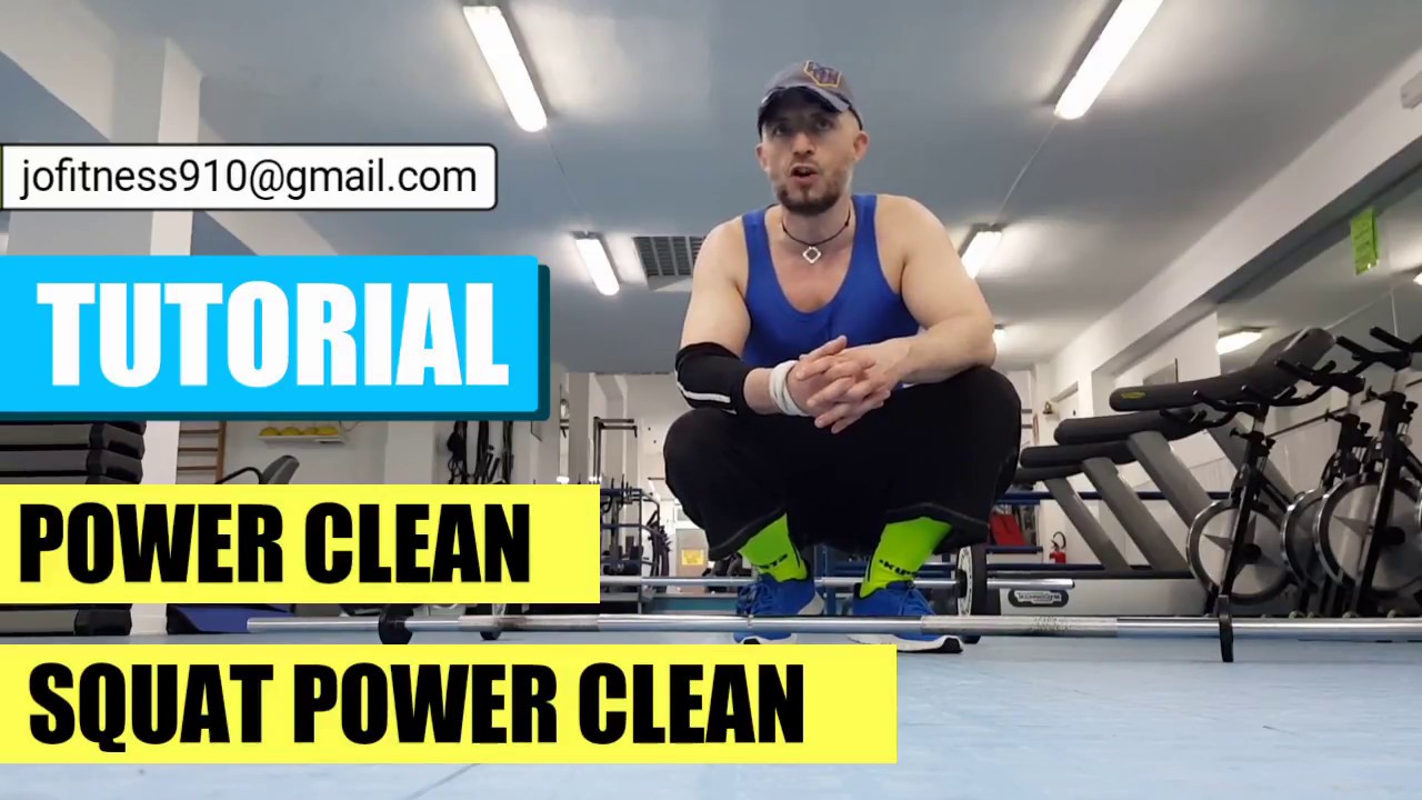 Come si fa il POWER CLEAN e lo SQUAT POWER CLEAN ⚫ GUIDA agli ESERCIZI ...