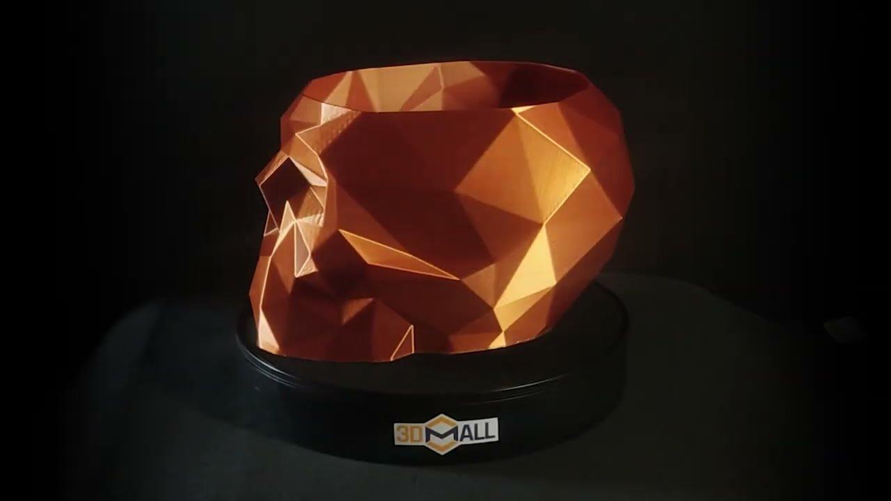 3Д-печать Вазы Череп Арт. #3dprinting - YouTube