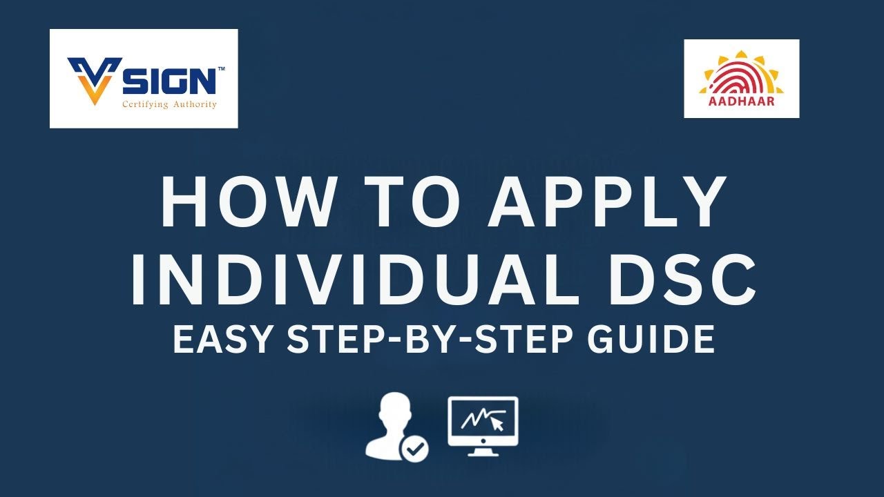How to apply for (Individual) Digital Signature Certificate DSC? - YouTube