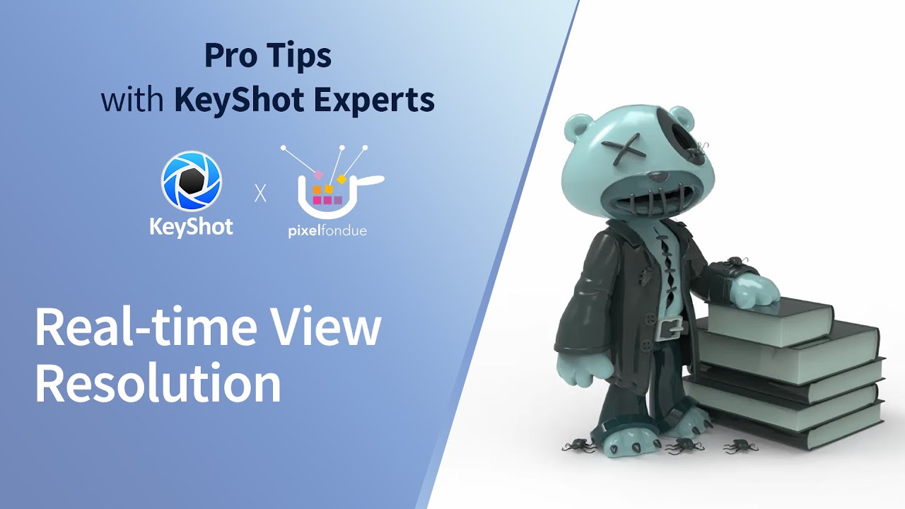 KeyShot Pro Tips - Real-time View Resolution - YouTube