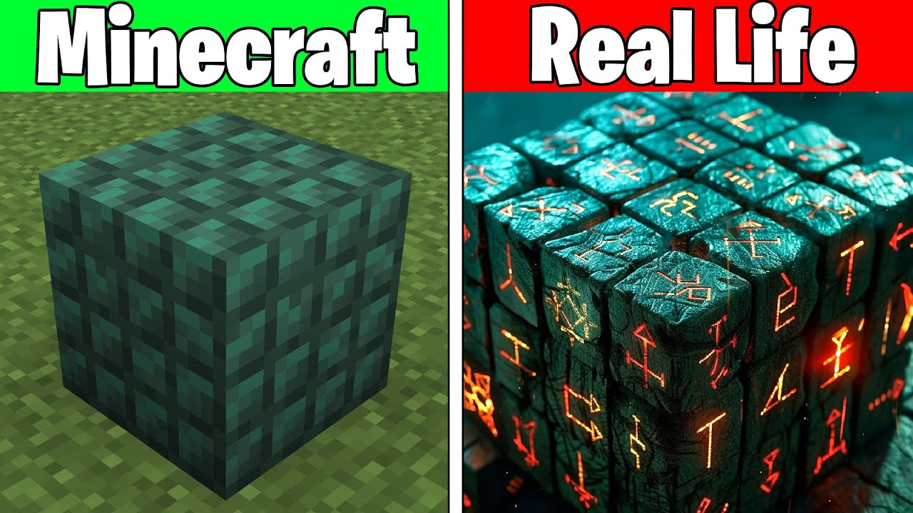 Realistic Minecraft | Real Life vs Minecraft | Realistic Slime, Water ...