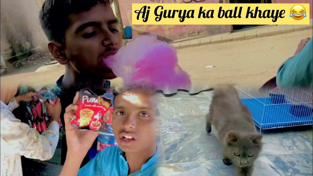 Aj Gurya Kay Bal khay Or Challenge Bhi jeet Gaya 😍😇 - YouTube