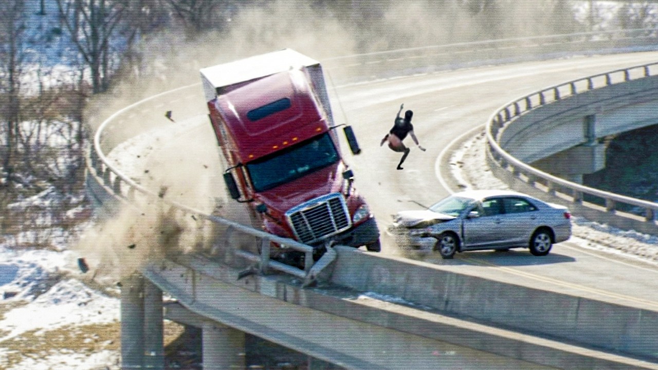 Idiots With Diesel Trucks: Ice Road Madness Caught On Camera | EXTREME ...