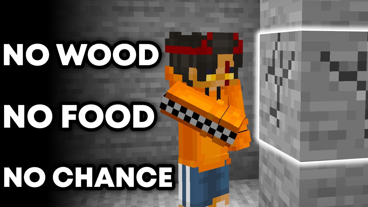 Can you Beat Minecraft if the World is ONLY Stone? - YouTube
