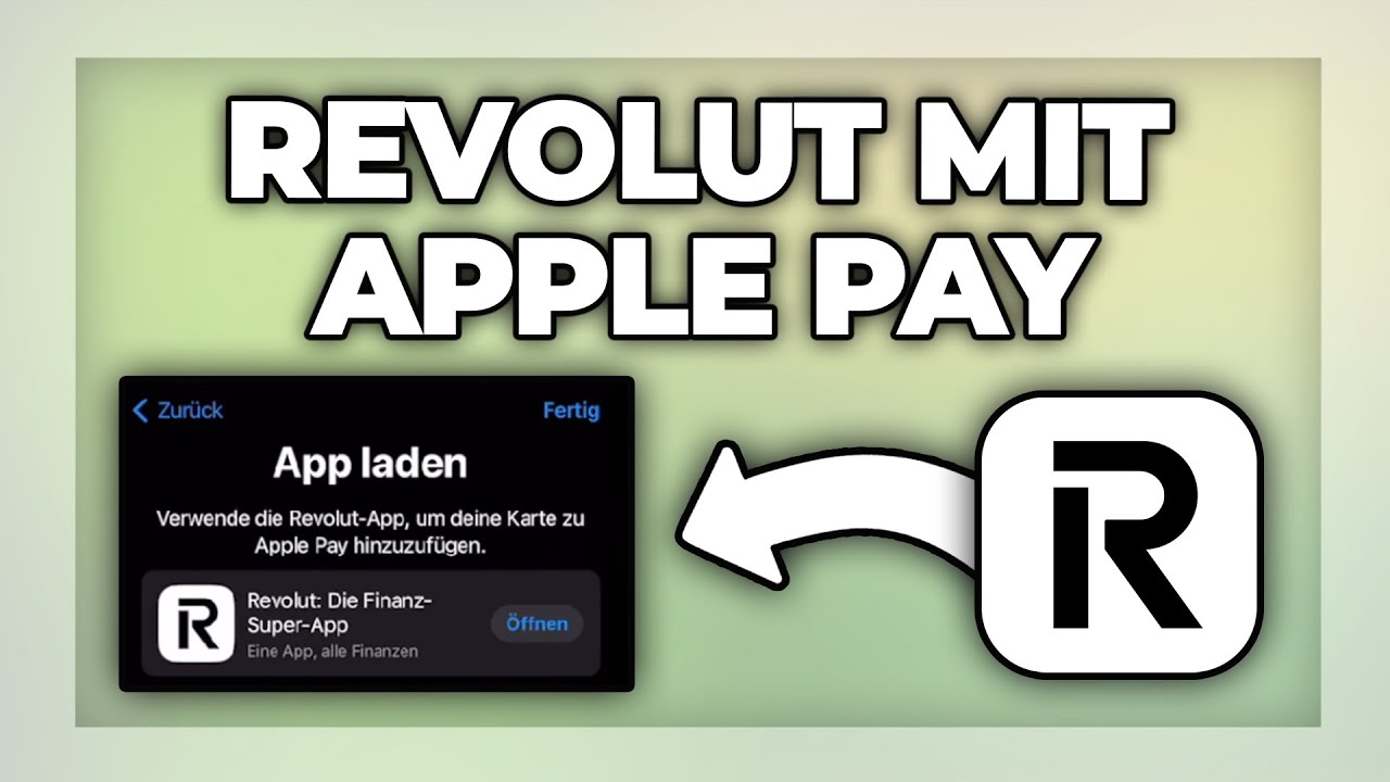 Revolut Karte bei Apple Pay einrichten - Tutorial - YouTube