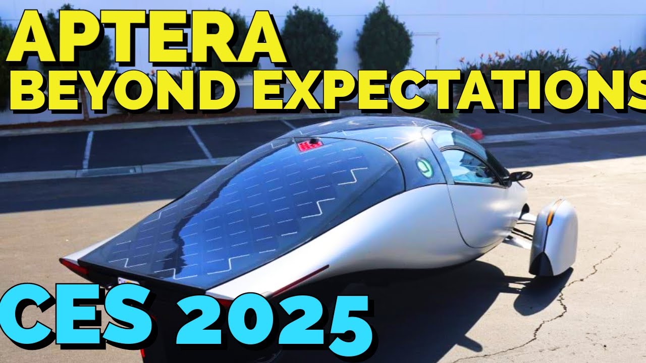 Aptera Solar EV is Beyond Expectations! AMAZING APTERA KEEP UP! # ...