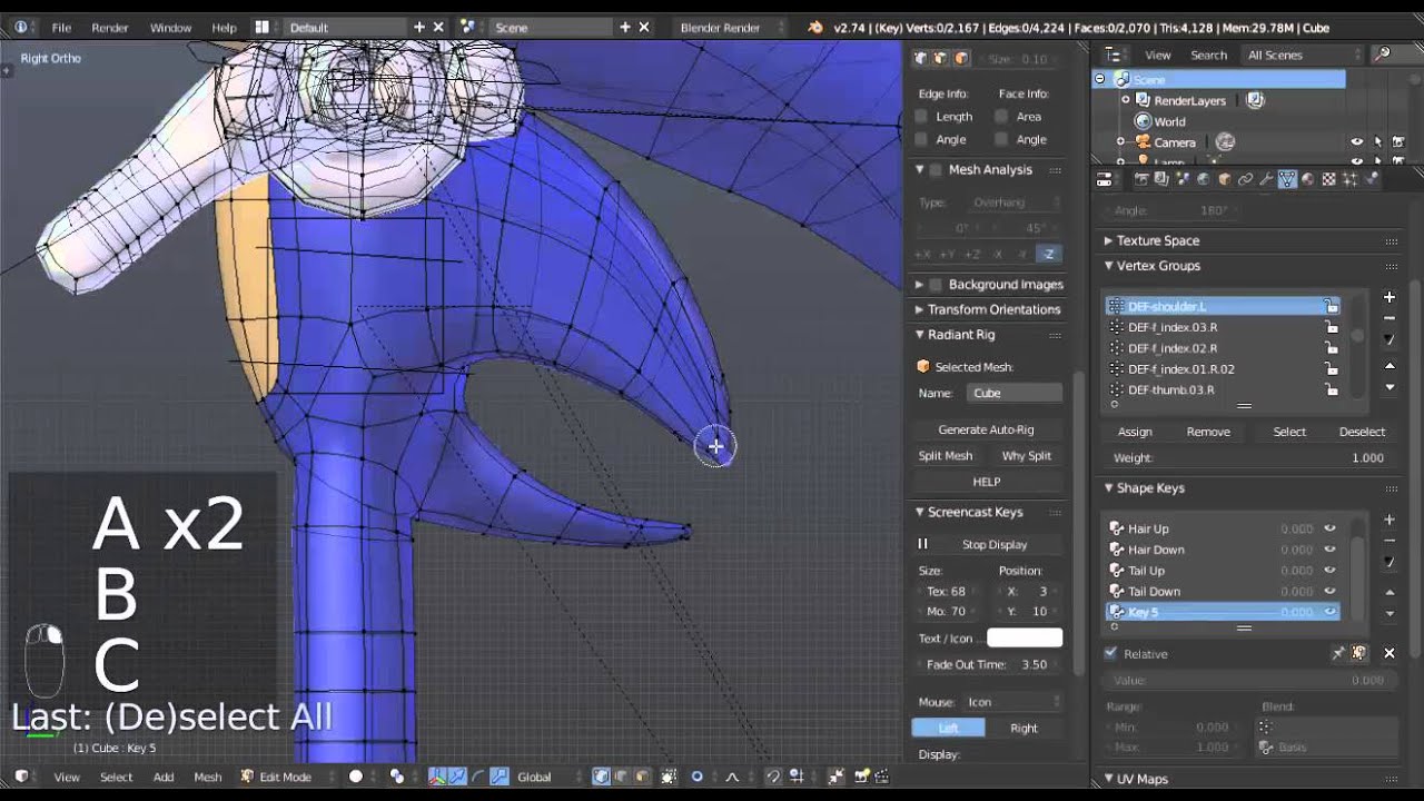 Adding Shape Keys to Sonic The Hedgehog - YouTube