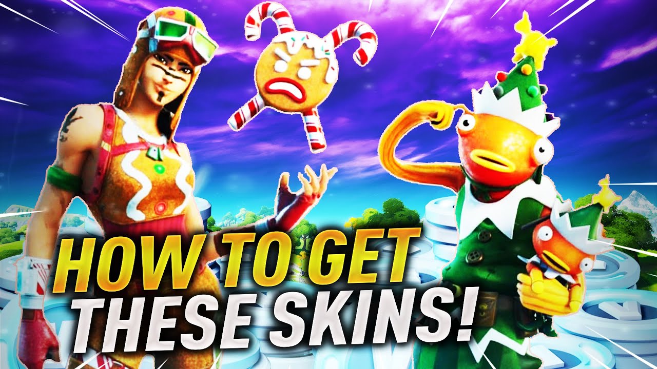 How To Get GINGERBREAD RAIDER & the FA-LA-LA-LA FISHSTICK Skin in ...
