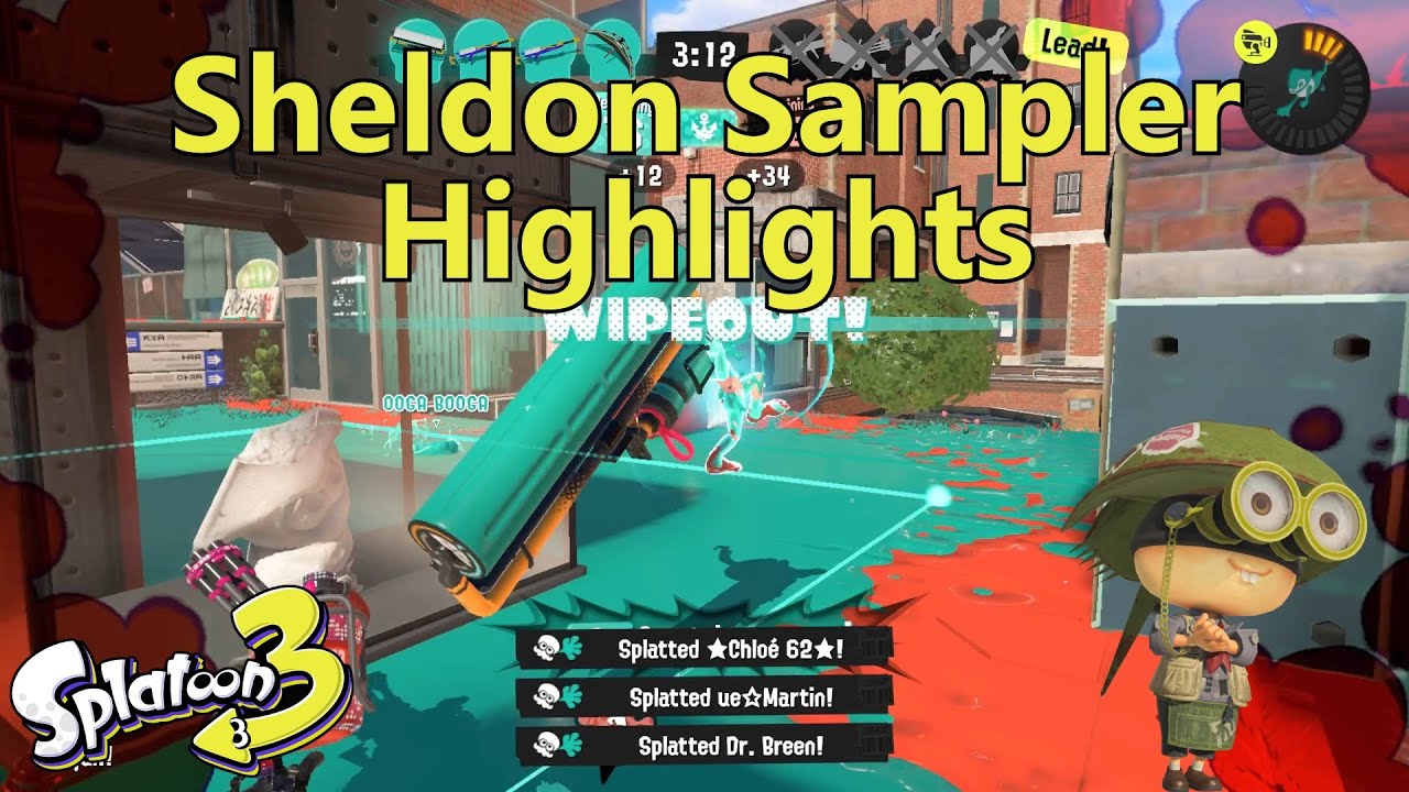 Splatoon 3 - Sheldon Sampler Challenge Highlights - YouTube