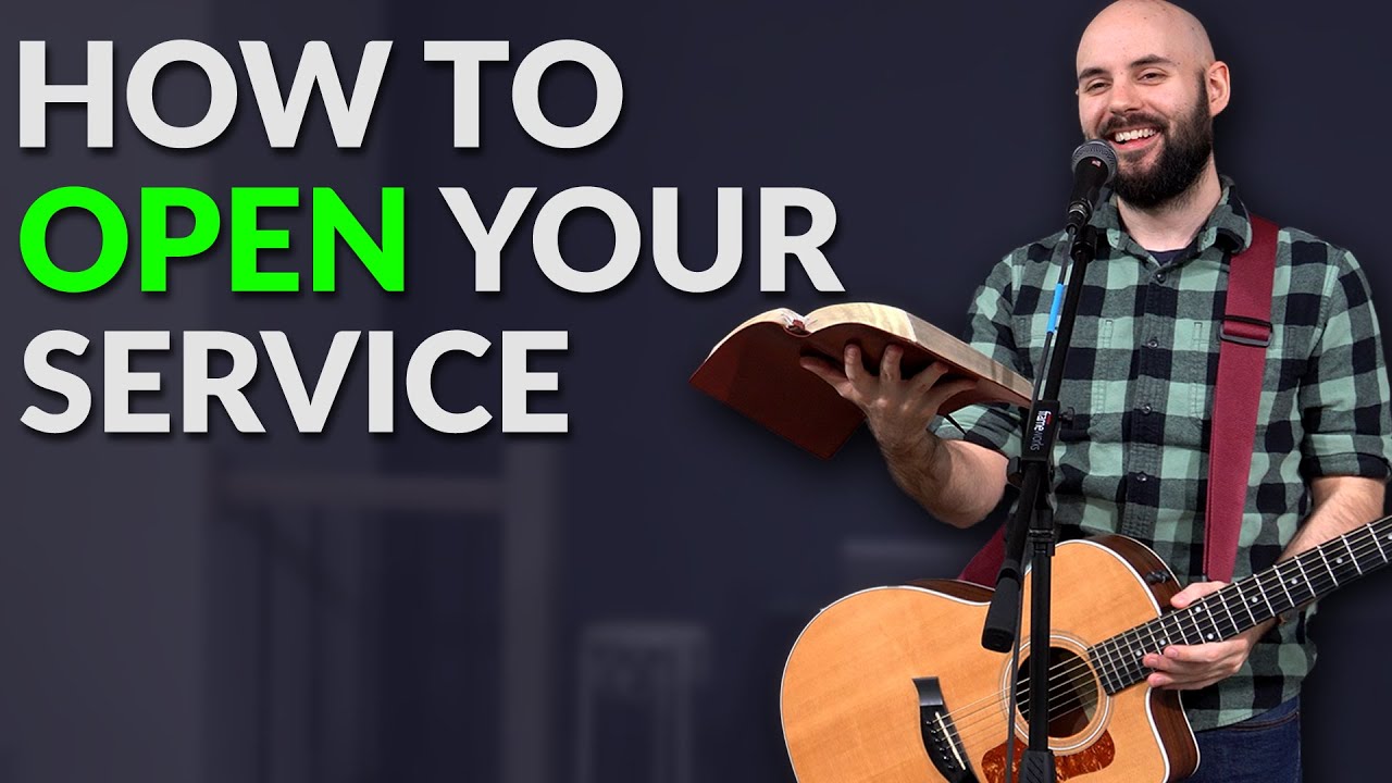 A step-by-step guide for opening your worship service. - YouTube